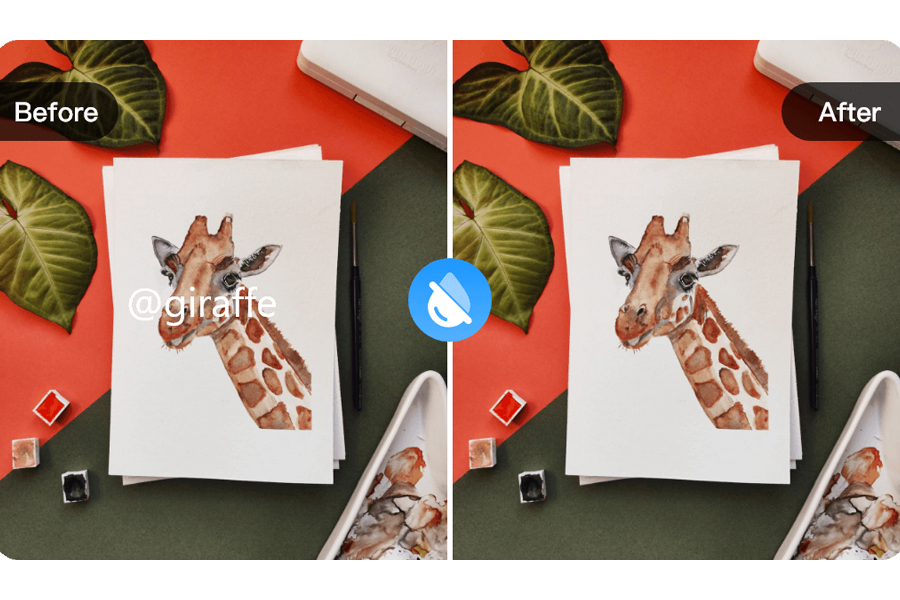 How AI Tools Smoothly Erase Watermarks from Images